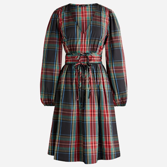 J. Crew | Dresses | New Jcrew Collection Vneck Taffeta Mini Dress In ...